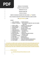 Minutes of Lupong Tagapamayapa | PDF