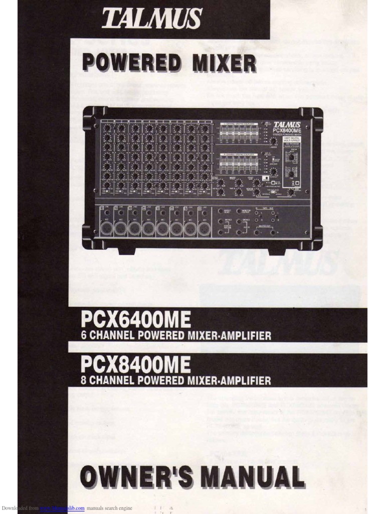 PCX 6400 Me | PDF