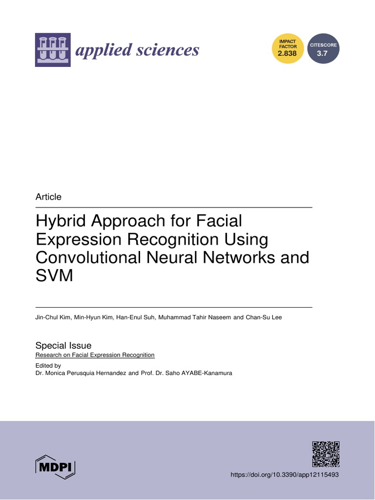 Hybrid Approach For Facial Expression Recognition Using Convolutional