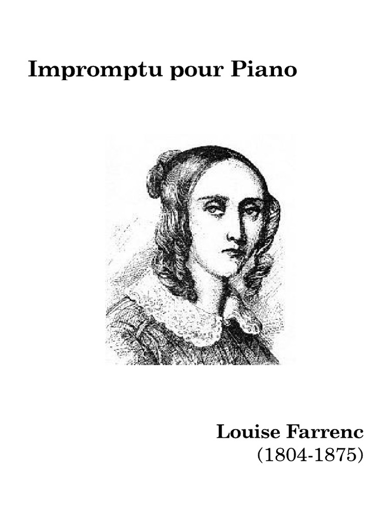 Impromptu Pour Piano - Louise Farrenc | PDF