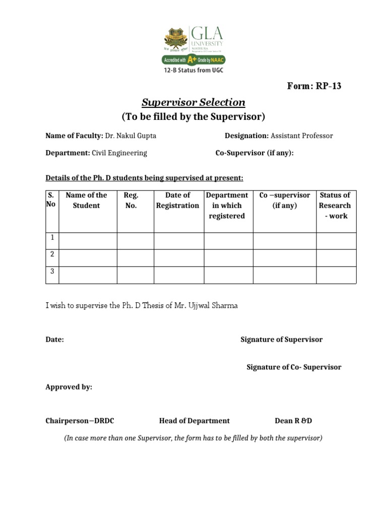 RP Form - 13 UD | PDF