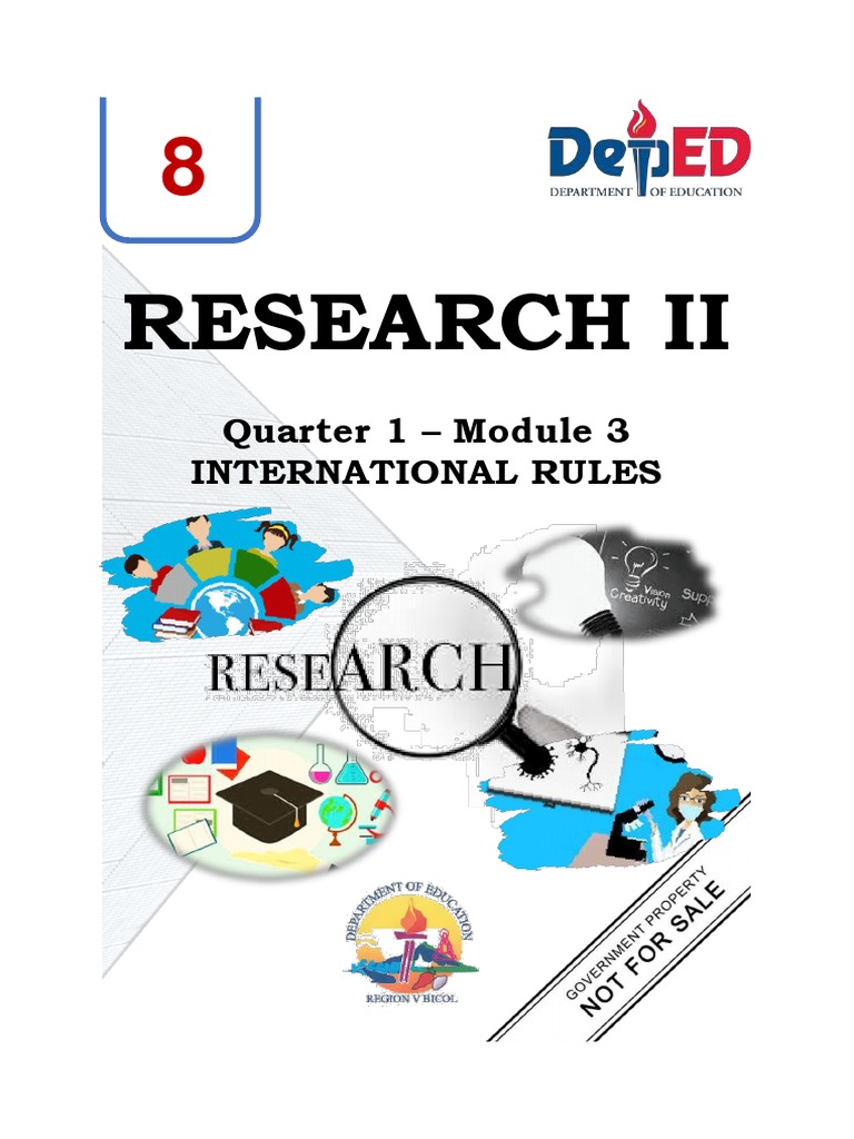 Research-II Q2 M2 International-Rules | PDF | Recombinant Dna ... Research-II Q2 M2 International-Rules | PDF | Recombinant Dna ...