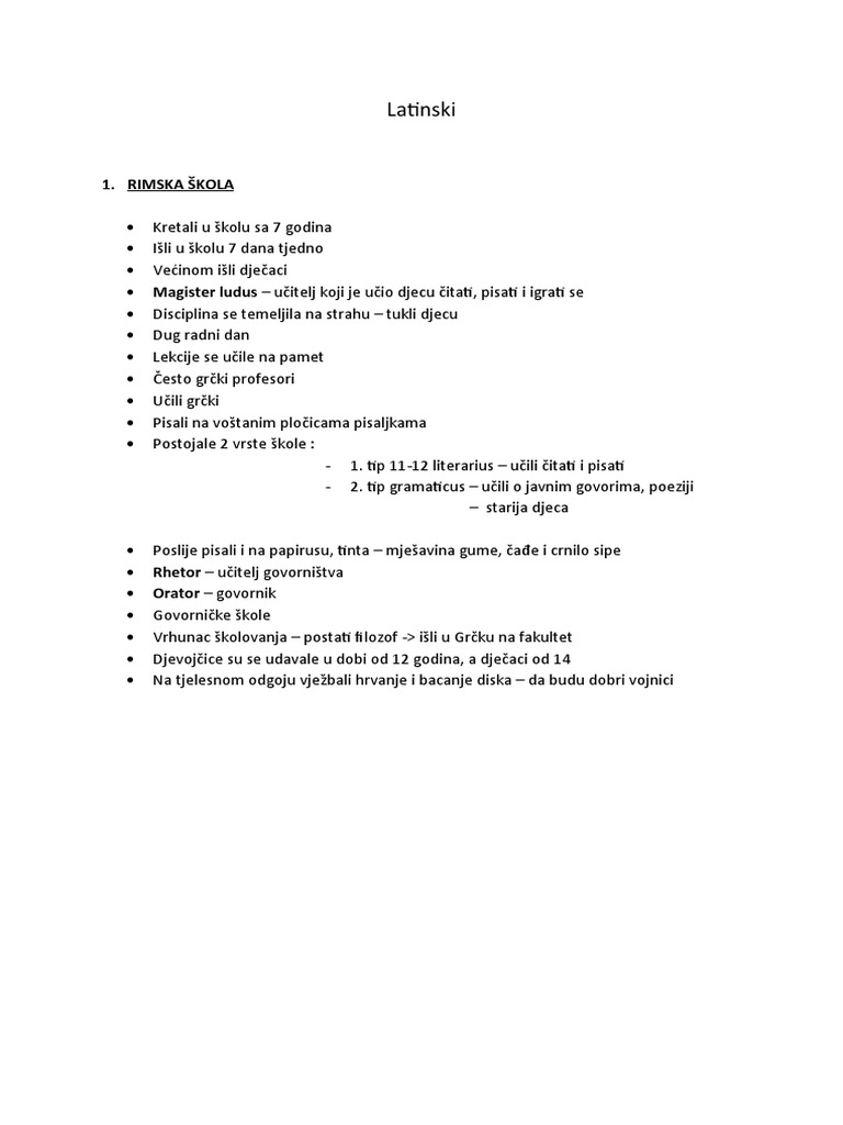 Latinski | PDF