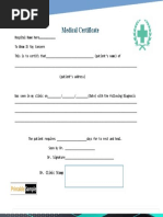 Wound Certificate | PDF