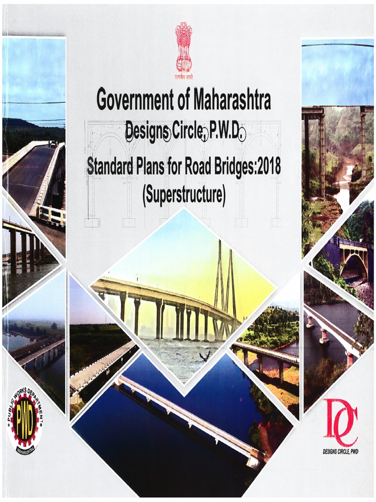 Govt. of Maharastra Designs Circle, PWD Standard Plan For Road Bridges ...