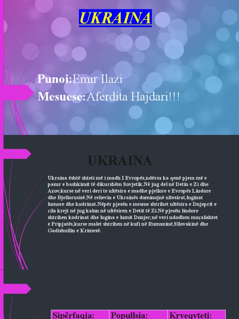 Emir Ukraina Gjeografi!!! | PDF