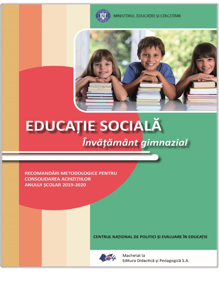RECOMANDĂRI METODOLOGICE PENTRU CONSOLIDAREA ACHIZIȚIILOR ANULUI ȘCOLAR ...