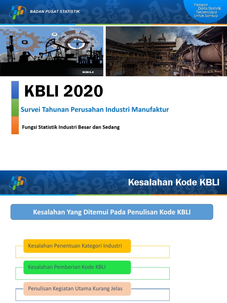 KBLI Kategori C 2020 | PDF | Griya & Taman