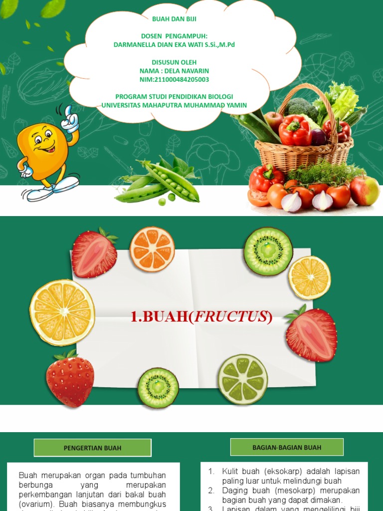 Struktur dan Jenis Buah Tumbuhan | PDF