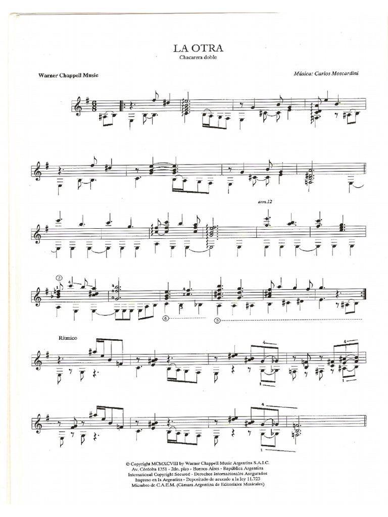 La Otra - Carlos Moscardini | PDF