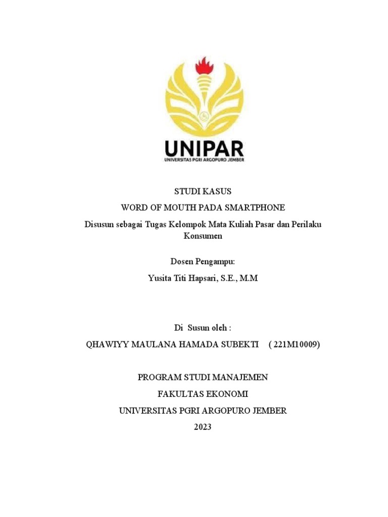 Studi Kasus Owik | PDF