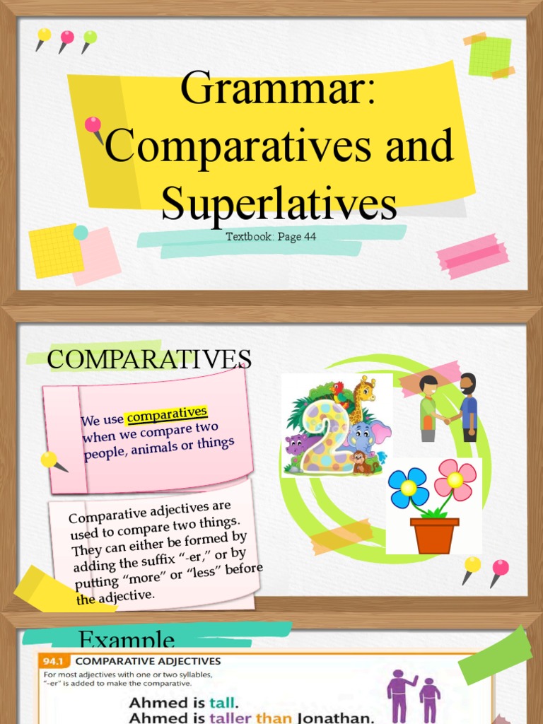 Comparative Superlative | PDF | Linguistic Morphology | Semantic Units
