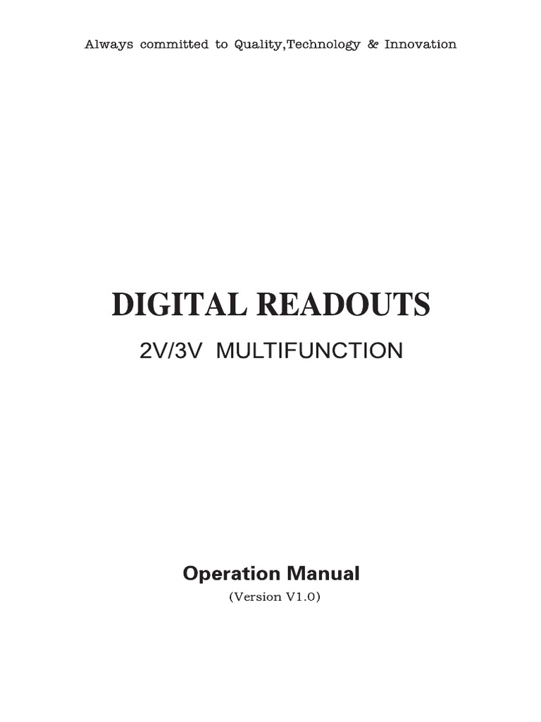 SNS DRO Manual - 230620 - 135530 | PDF