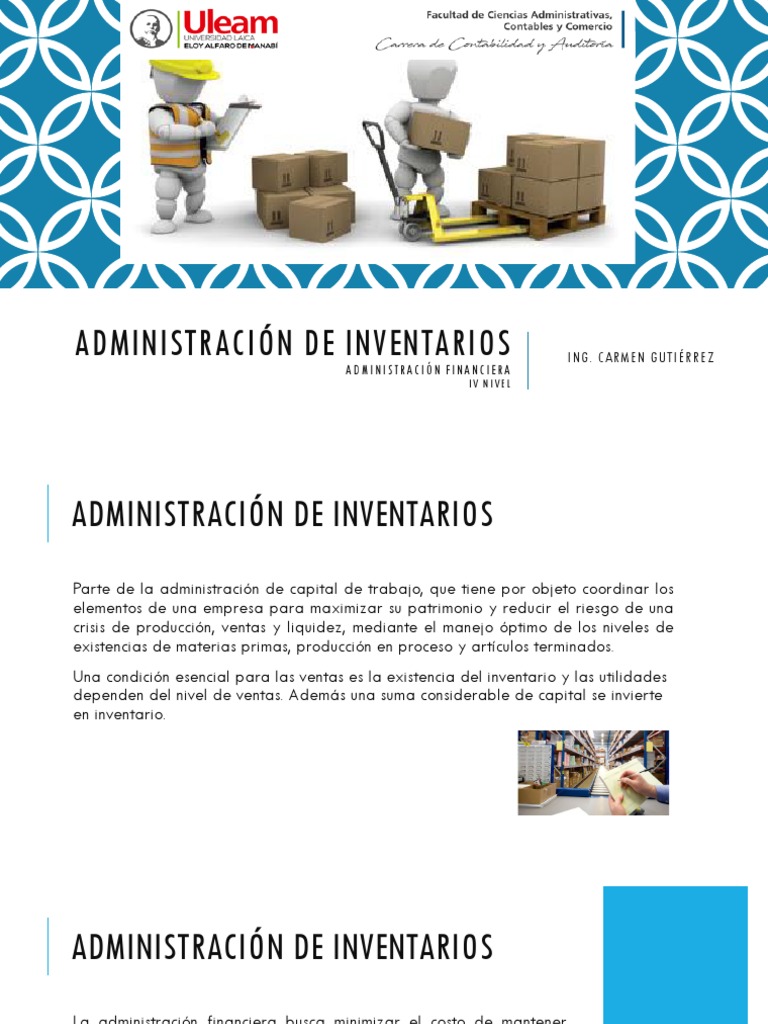 Administración de Inventario | PDF