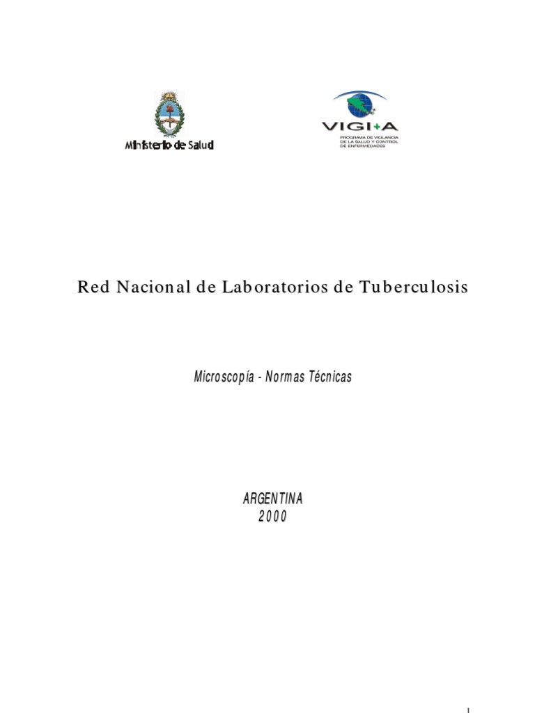 Manual de Baciloscopia | Tuberculosis | Organización Panamericana de la ...