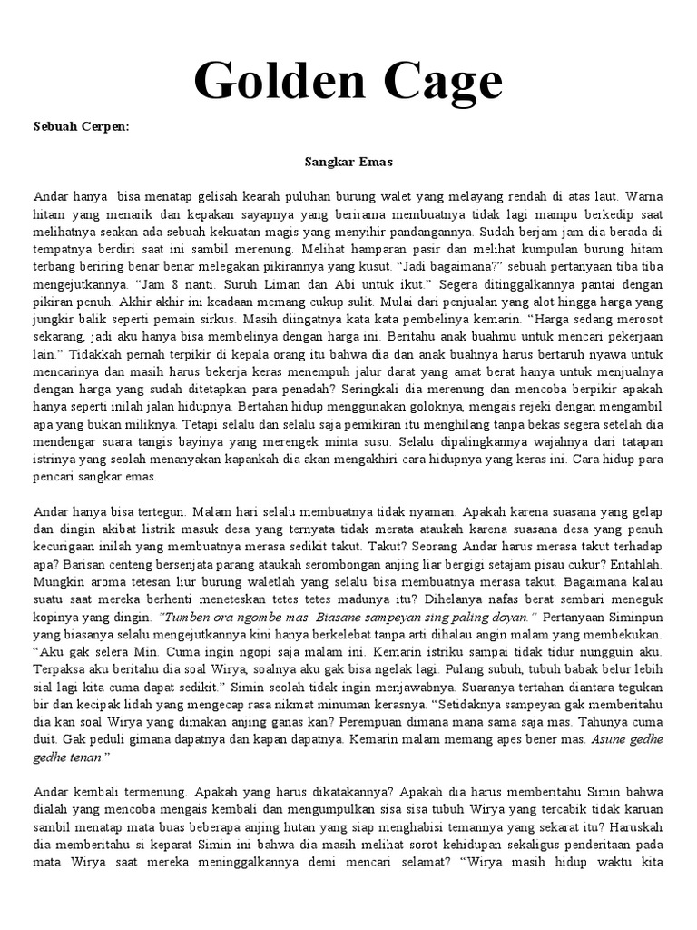 Golden Cage | PDF