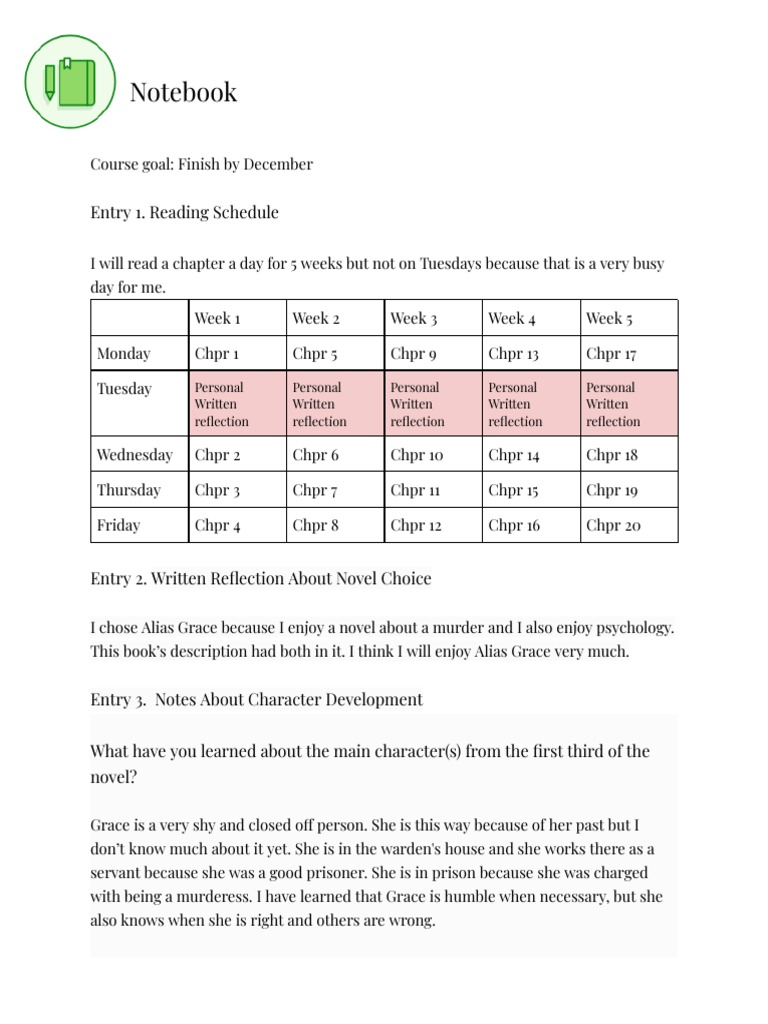 English Notebook | PDF