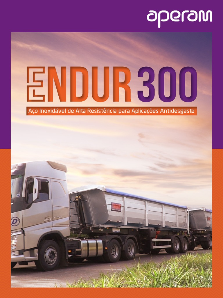 Aperam - Ficha Técnica ENDUR 300 2022 | PDF | Aço | Corrosão