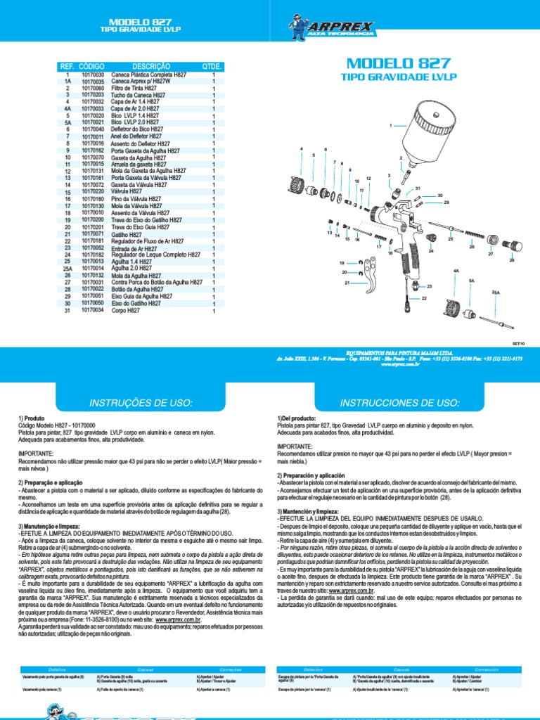 Pistola Modelo 827 | PDF