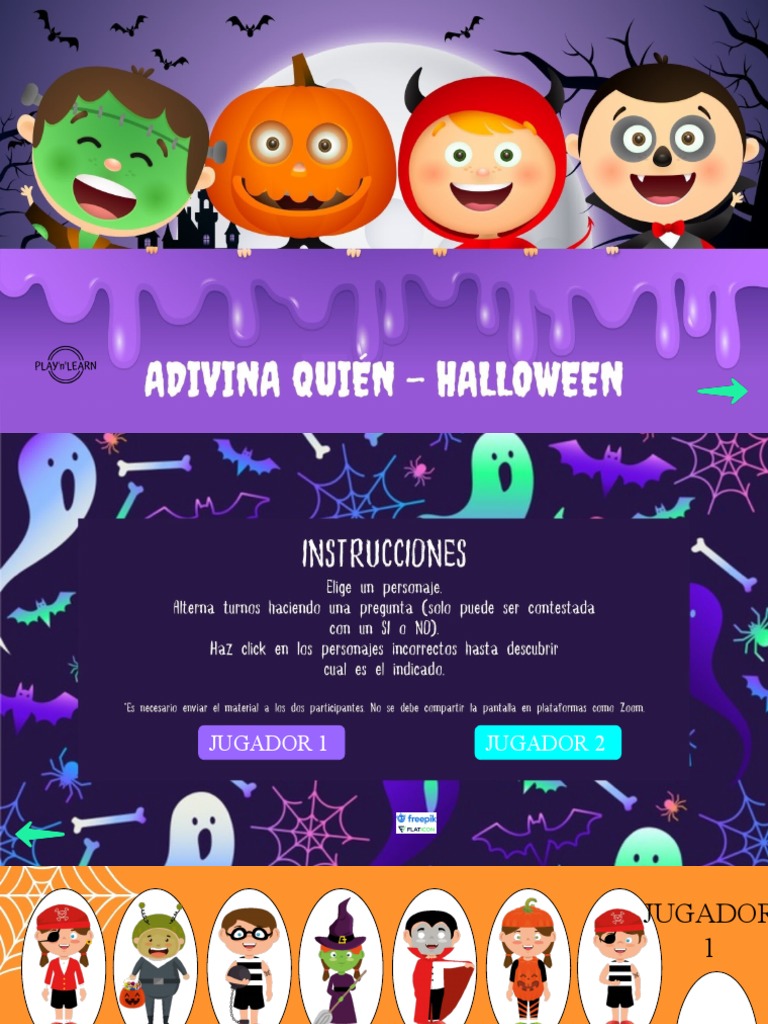 Adivina Quién: Juego de Halloween | PDF