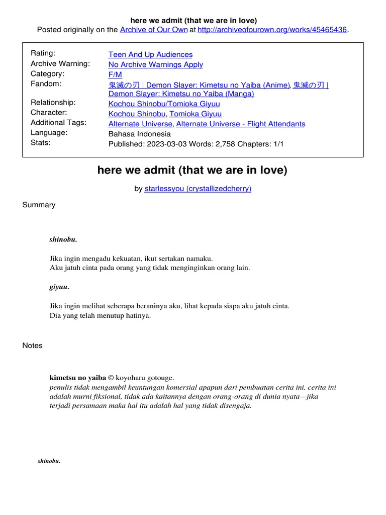 Here We Admit That We | PDF