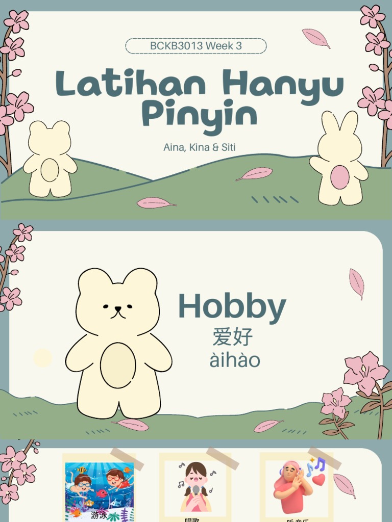 BCKB3013 - Contoh Tutorial Hanyu Pinyin | PDF