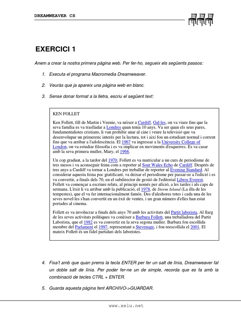 Exercici 01 | PDF