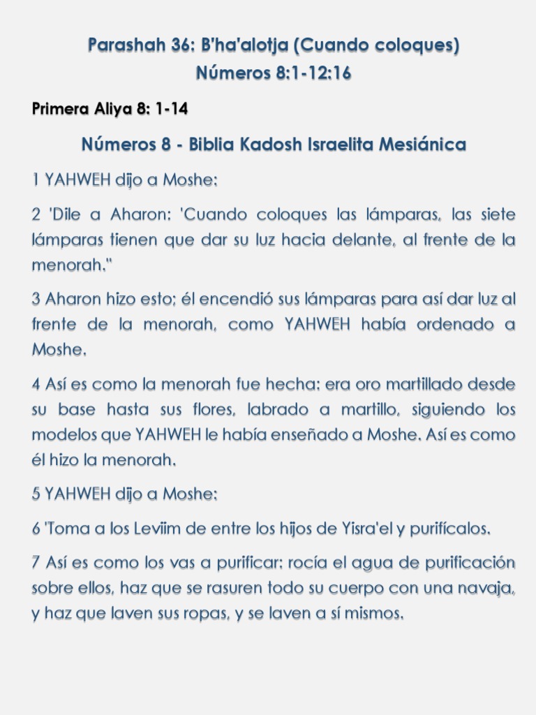 Parashah 36 | PDF