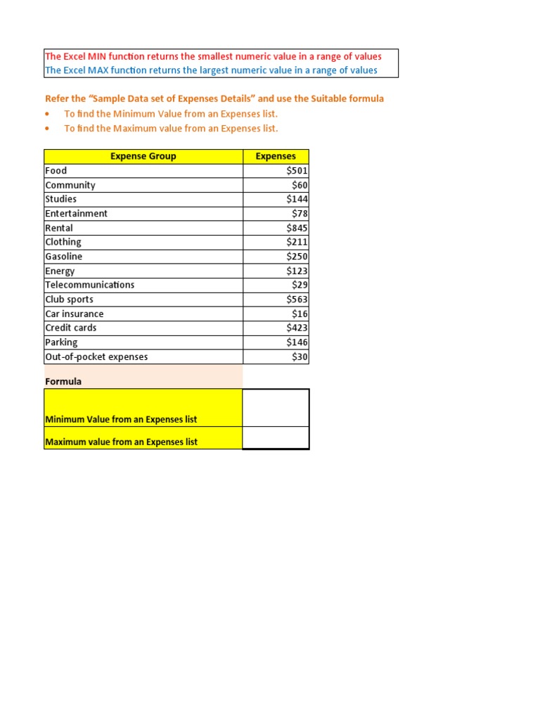 1.excel Formula-Data Set | PDF | Fruit Preserves | Foods
