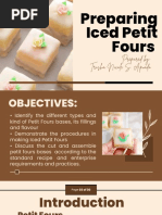 Petit Fours Lesson Plan | PDF | Meal | Lesson Plan