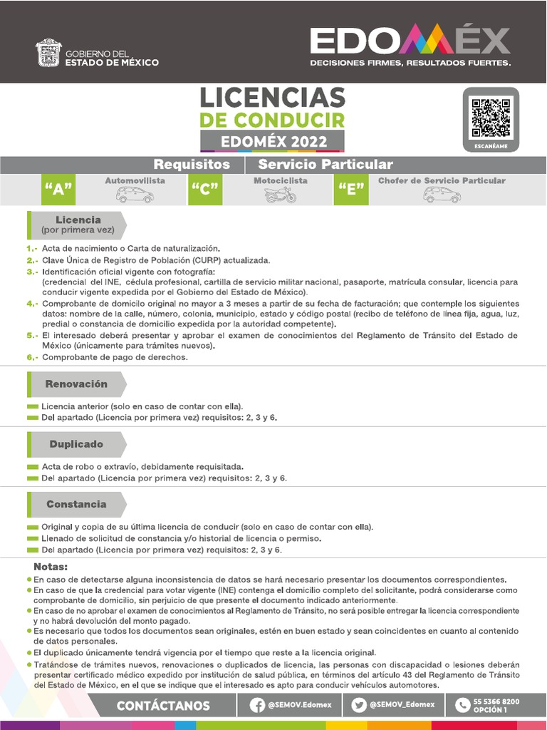 Licencias Edomex | PDF