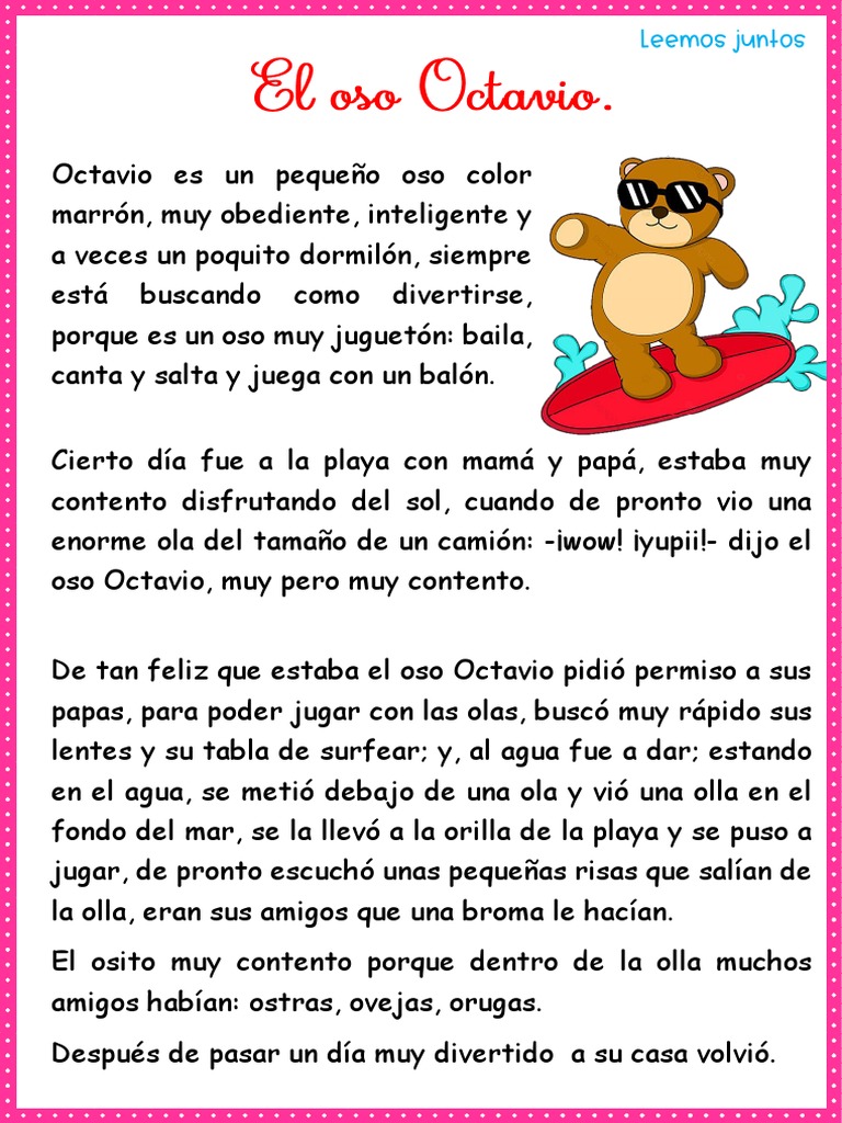 El oso Octavio (1) | PDF