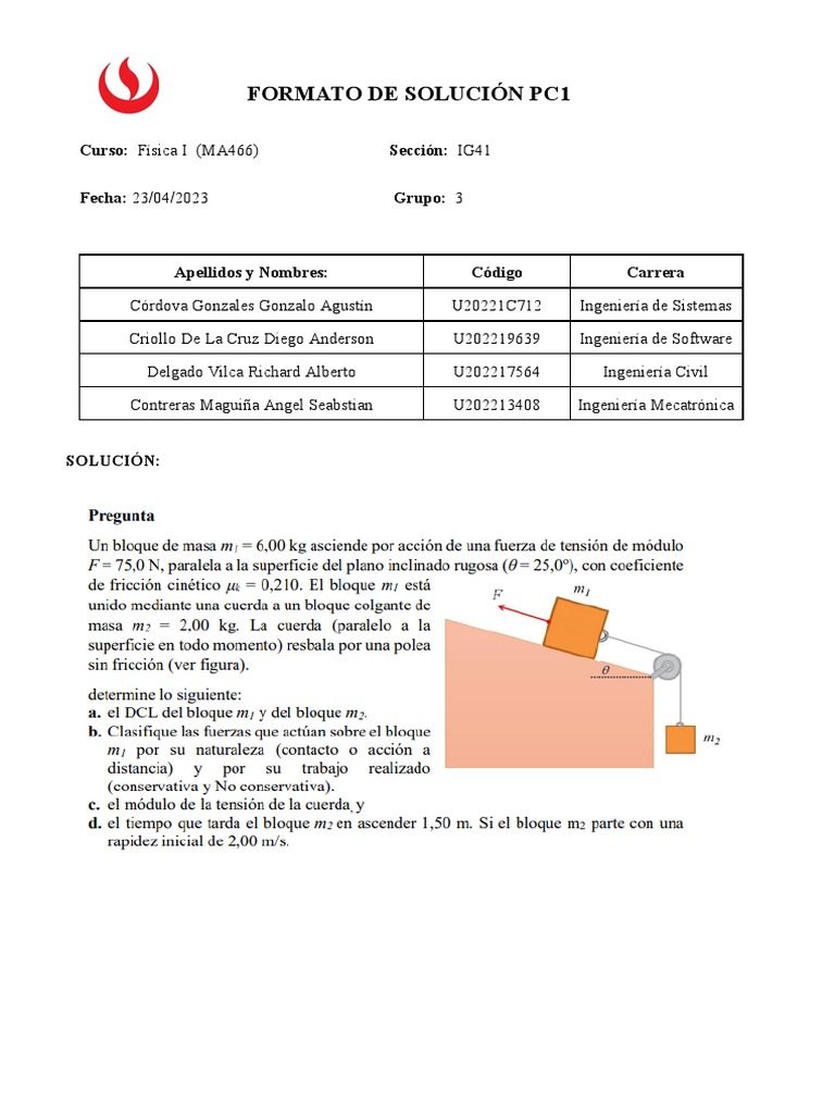 Física-Pc1-Grupo 3 | PDF