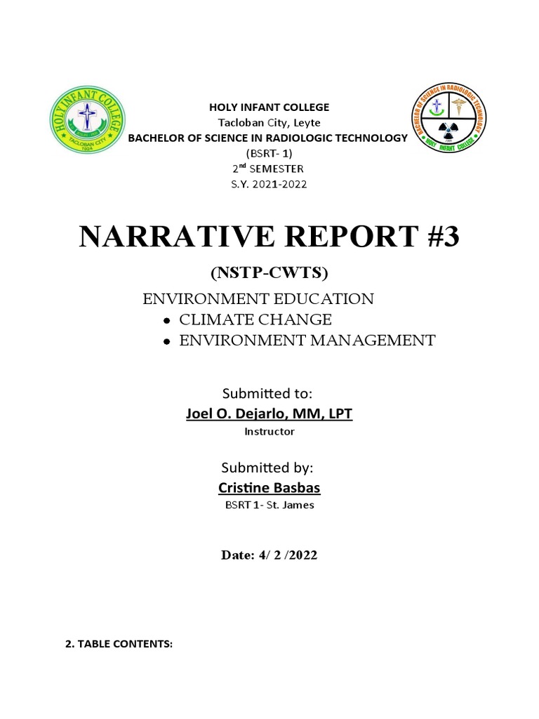 (NSTP-CWTS) 3rd Webinar | PDF