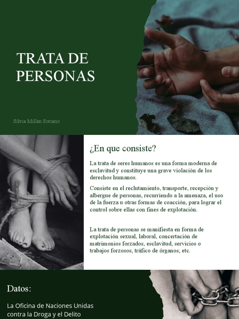 Trata de Personas: Violación de Derechos | PDF