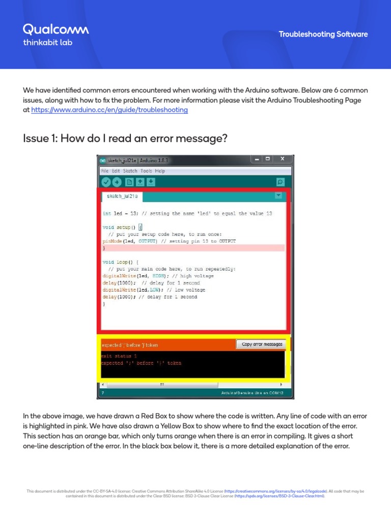 microcontroller_troubleshooting | PDF | Arduino | Creative Commons License
