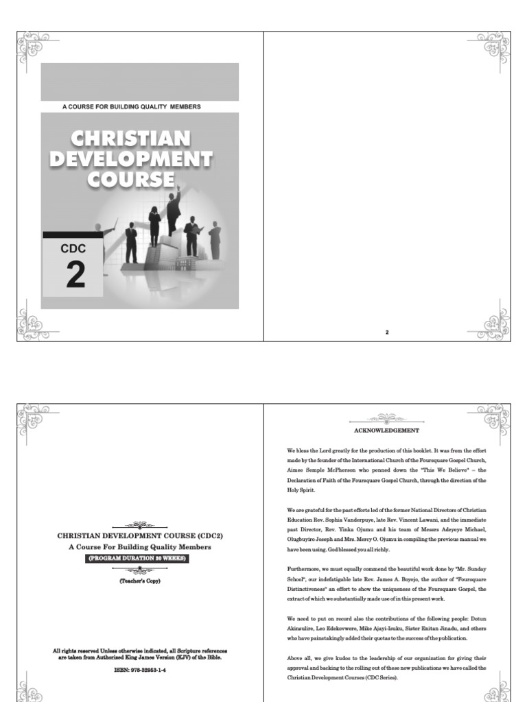 CDC 2 Student | PDF | Bible | New Testament