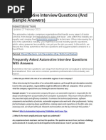 Automotive Mechanic Interview Questions and Answers | PDF | Diesel ...