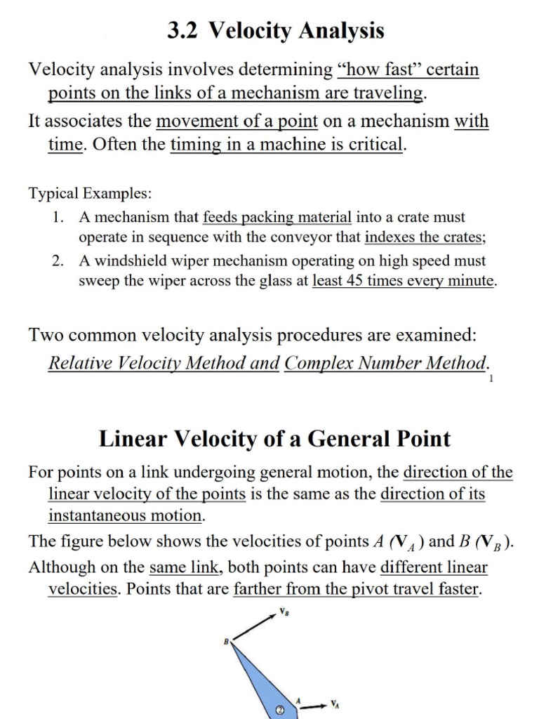 3.2 Velocity Analysis | PDF
