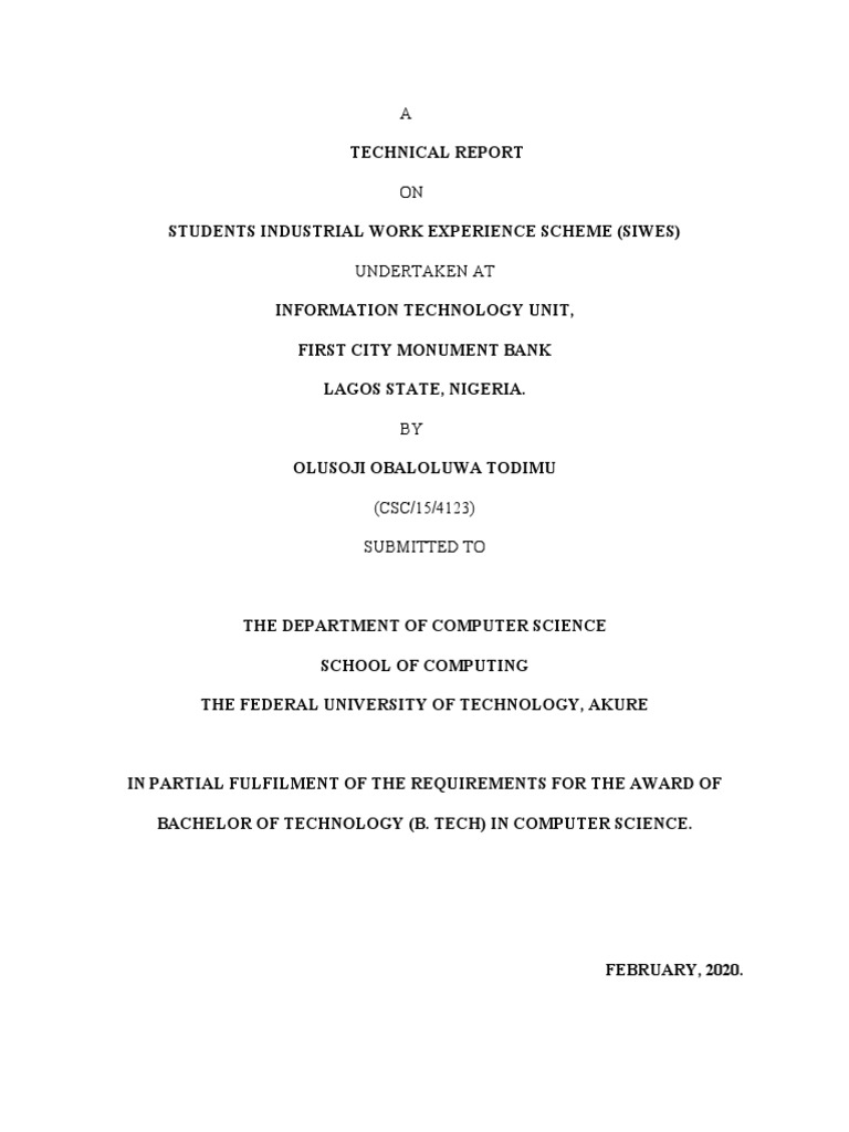 Industrial Training Report 2 | PDF