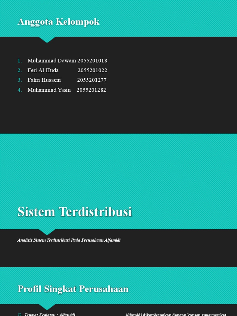 Sistem Terdistribusi Kelompok 1 A2 | PDF | Bisnis