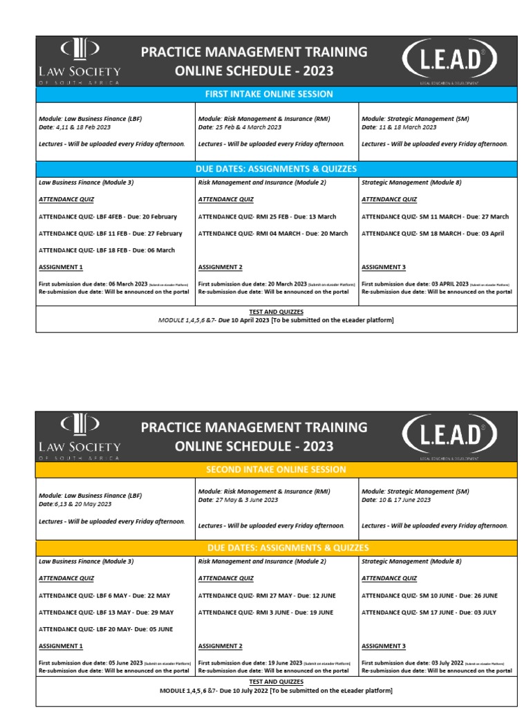 PMT Online Schedule-2023 | PDF | Tests | Insurance