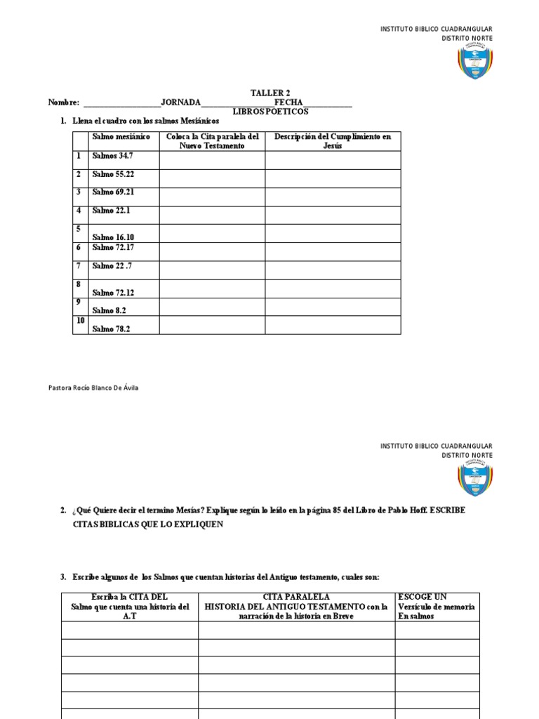 Salmos Mesiánicos y su Cumplimiento en Jesús | PDF