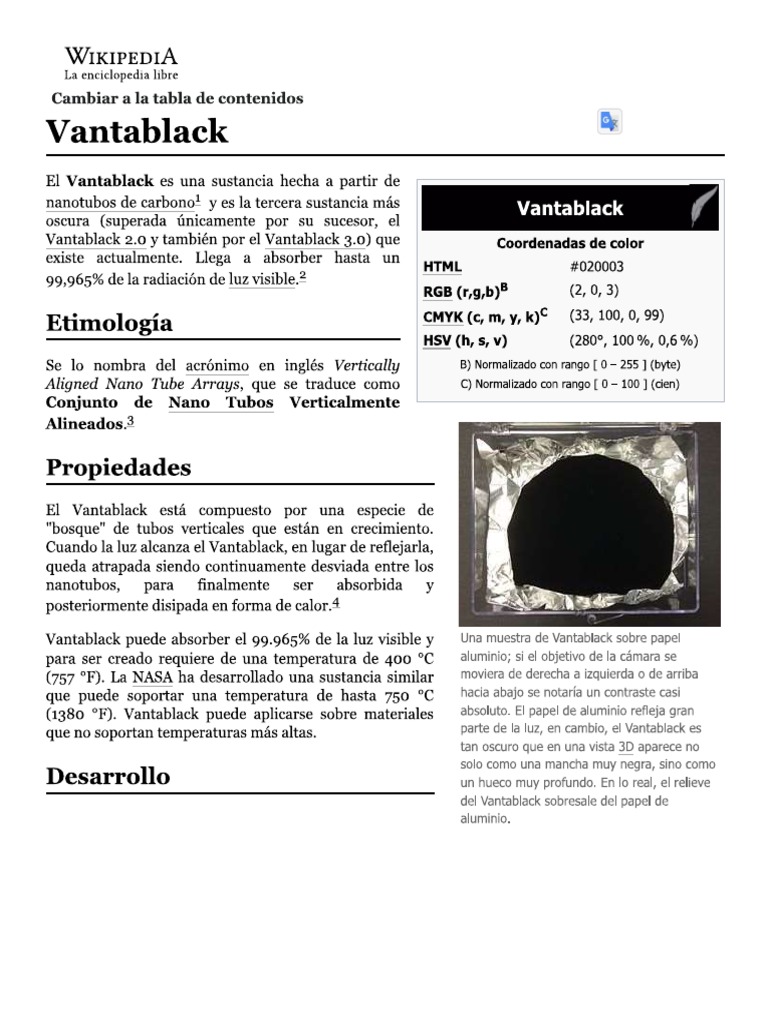 Vantablack | PDF