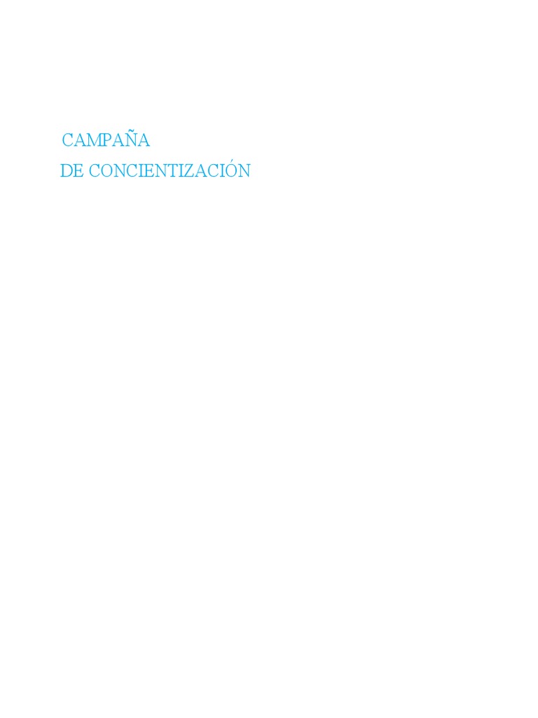 guia_para_realizar_una_campana_de_concientizacion | PDF | Hospital ...
