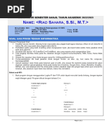 Soal Uas Prak - Alpro 1e 2023 | PDF | Seni | Komputer