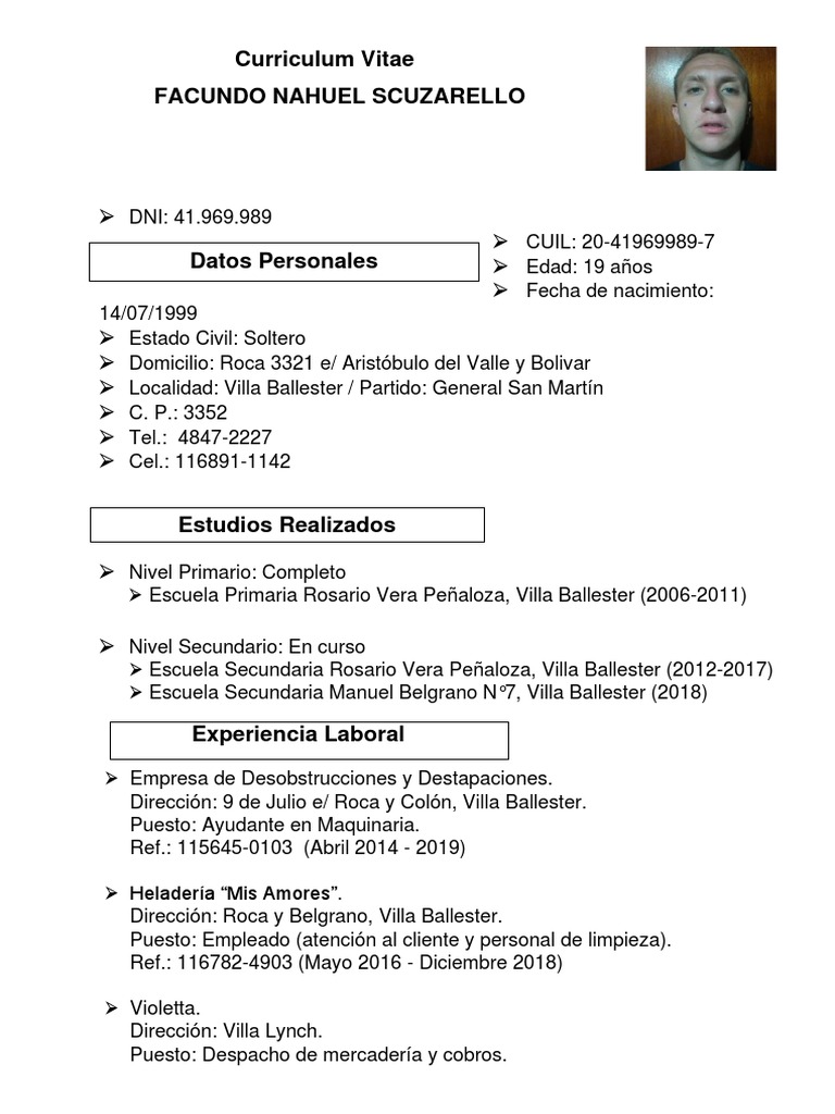 Facu CV | PDF