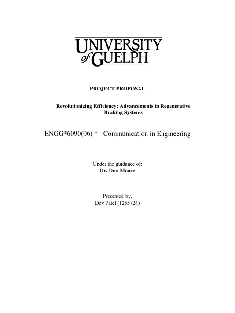 Communication Engineering Research Proposal | PDF | Efficient Energy ...