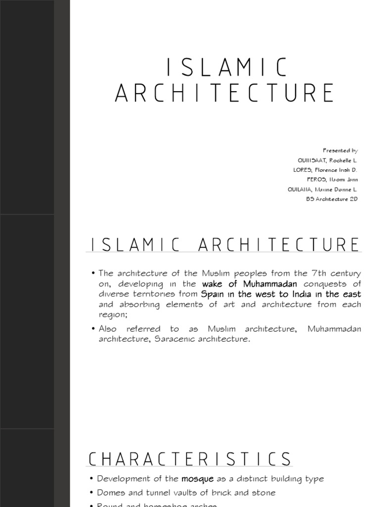 Islamic Architecture | PDF | Mosque