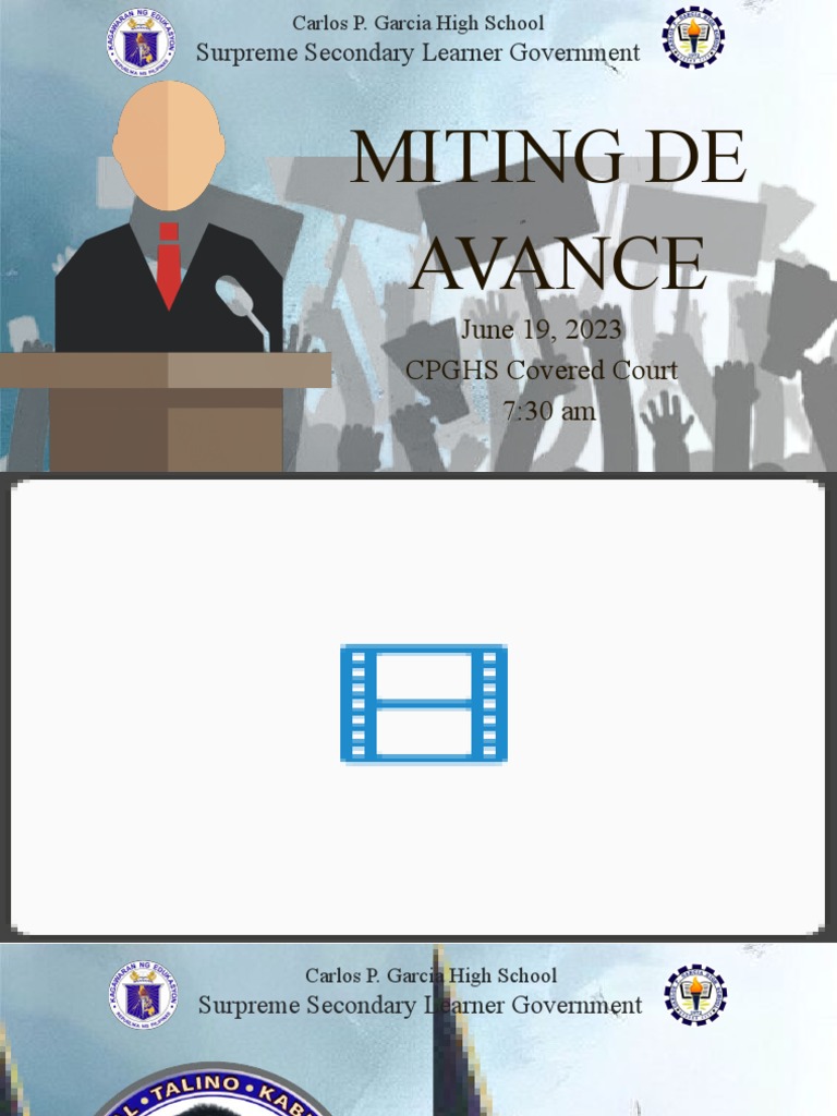 CPGHS SSG Miting de Avance 2023 | PDF | Social Science